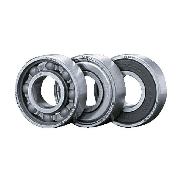 ■特徴 潤滑グリースの漏れや異物の侵入を防ぐため、鋼板をプレス加工したシールドを取り付けた軸受です。 潤滑グリースの漏れや異物の侵入を防ぎます。 摩擦トルクが小さく高速性・防じん性に優れています。 高速性及び防じん性に優れています。 ■材質...