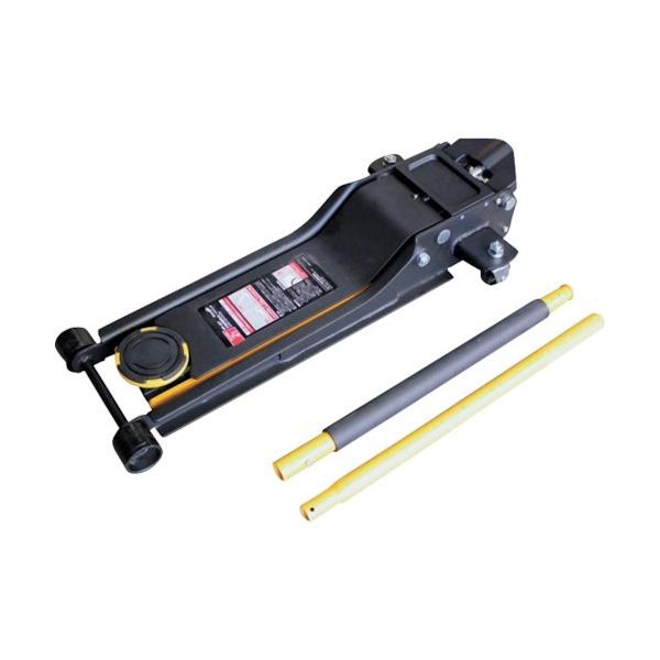 ■特徴 ツインピストン仕様ですばやくジャッキアップできます。  ■仕様 最大耐荷重：2000kg(最大要諦質量) 19.6kN 最低／最高地上高(mm)：約75mm／約615 本体サイズ(mm)：約915(W)×160(H)×372(D) ...