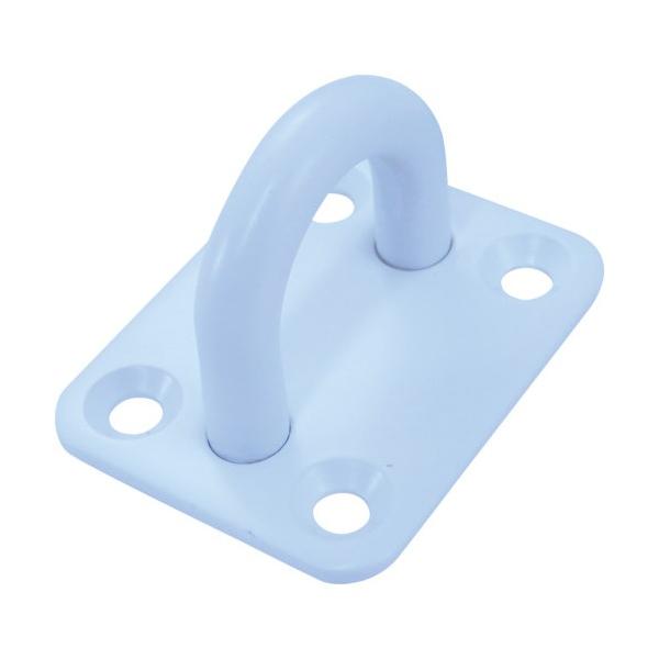 ■特徴 ビス留め仕様で、しっかりと固定できます。(ビス穴径5.4mm) 壁面・床面や柱などに、物を引っ掛けたり、吊るしたりするフック金具として使用します。 ■用途 チェーンやロープなどの末端に引っ掛けに。 ■材質 スチール    【重量】 ...