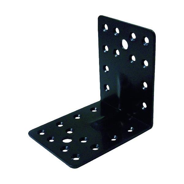 ■特徴 多孔式のため、取り付け箇所に融通が利きます。 木工用ねじ、ボルトどちらでも施工できます。 内側に強度UPのリブを設けています。  ■用途 木材や金属のつなぎ部分の補強に。  ●ボルト穴：９ｍｍ(Ｍ８用)　ねじ穴：４．６ｍｍ L字金具...