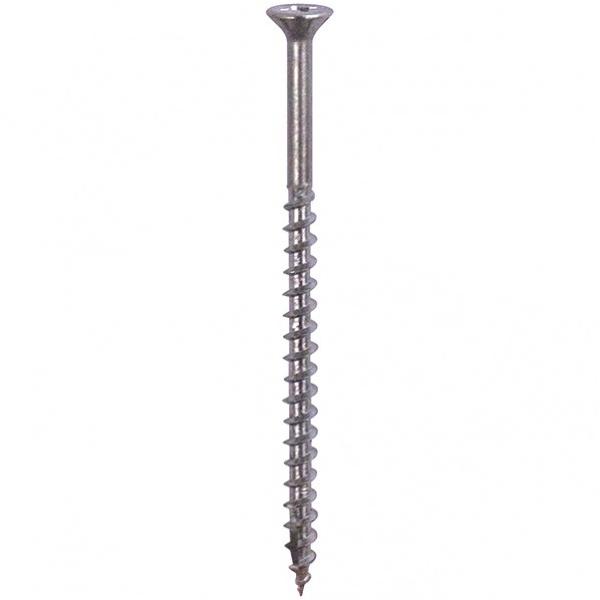 軸が細く打ち込みやすい。 先端先割れ加工により、木材に食いつきやすく木割れ防止効果があります。錆に強いステンレス製。半ねじ・フレキ頭  【サイズ】：太さ：3.8mm　長さ：65mm 【重量】：230 【材質】：材質：SUS410　表面処理：...