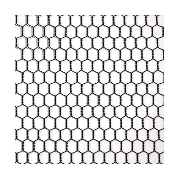 商品画像はイメージ画像です。実際とは異なる場合がございます。 ■特徴 隣接する2本の線が捻り合わさって亀甲状に六角に網目を形成した金網です。 線の一部が破断しても破断部が裂け広がりづらい特性を持ち、軽量で目動きが少なく加工が簡単です。 ビニ...