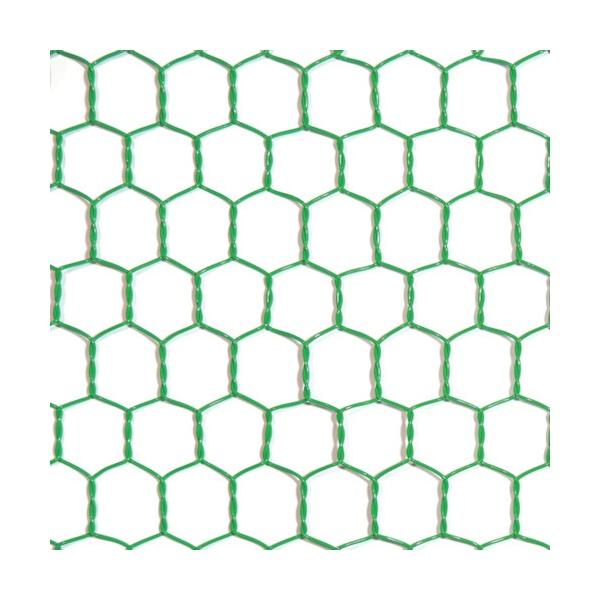 商品画像はイメージ画像です。実際とは異なる場合がございます。 ■特徴 隣接する2本の線が捻り合わさって亀甲状に六角に網目を形成した金網です。 線の一部が破断しても破断部が裂け広がりづらい特性を持ち、軽量で目動きが少なく加工が簡単です。 ビニ...