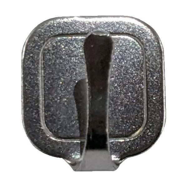 ■特徴 強力な粘着テープでしっかり吸着します。  ■仕様 ステンレスミニ  ■材質 本体:ステンレス 粘着テープ:ポリエチレン   【入数】 7個 ST9