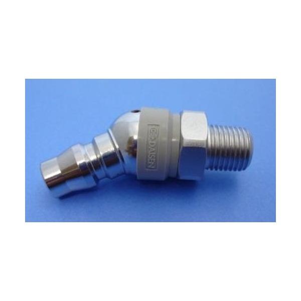 ■特徴 先端のプラグが全方位30°に傾けることができる製品です。 ロータリ機能が付いているため、ホースの「よじれ」や「折れ」の解消がしやすくなります。 ■材質 鋼鉄    【重量】 50G 【原産国】 日本製 FP6G2MO