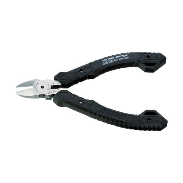 【商品説明】 切れ味と耐久性に優れたESD対応のニッパー。 ■特長 入念な焼き入れにより、刃部硬度が高く、切れ味と耐久性に優れています。 グリップは静電気対策を施したESD対応。 環境に優しいエラストマーを採用、手によくフィットするデザイン...