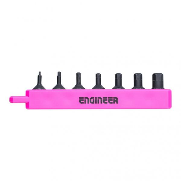 【商品説明】   ●「PINK&amp;BLACK」シリーズ。   ●ご家庭の狭い場所での組み立て、修理に便利なヘックスビットのセット。   ●サビが発生しにくいリン酸マンガン処理。   ●全長極短18mmで狭い場所での作業に対応。   ●...