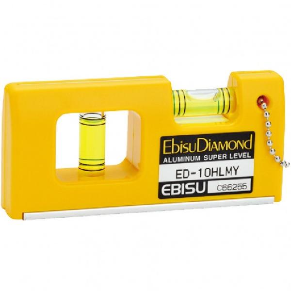 ■特徴 ボールチェーン付です。 測定基準面にV溝付でパイプなどが測定できます。 蓄光付で明るい所で光を蓄積して暗い所で数分間発光します。 超強力磁石付で鉄骨工事に便利です。  ■用途 水平・垂直の測定に。  ■材質 本体：アルミ合金押出材硬...