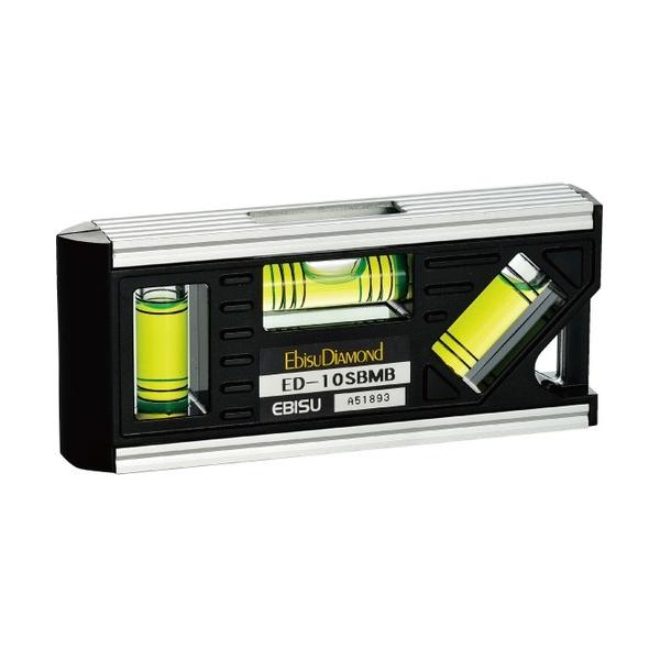 ■特徴 6本線水平気泡管で1/100・2/100の勾配が測定できます。 落下防止コード対応のシャックルを内蔵しています。 超強力磁石付で鉄骨工事に便利です。 測定基準面にV溝付でパイプなどが測定できます。 45°の測定ができます。  ■用途...