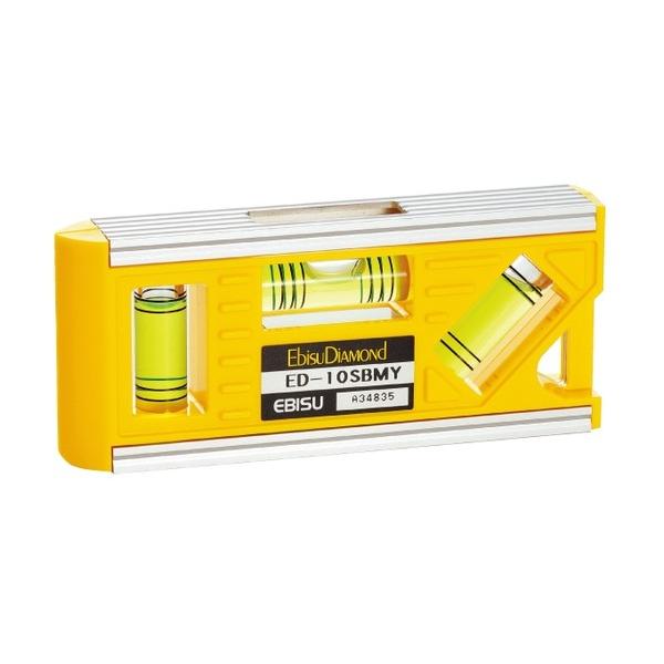 ■特徴 6本線水平気泡管で1/100・2/100の勾配が測定できます。 落下防止コード対応のシャックルを内蔵しています。 超強力磁石付で鉄骨工事に便利です。 測定基準面にV溝付でパイプなどが測定できます。 45°の測定ができます。  ■用途...