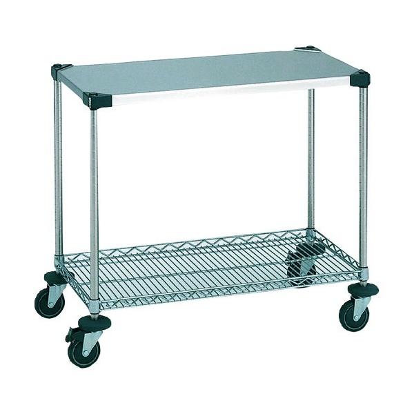 商品画像はイメージ画像です。実際とは異なる場合がございます。 ■特徴 可動性で安心の、物品の落下を防ぐレッジ付きカートです。 棚板四方に落下防止用のレッジ加工を施したサイドアップエレクターを使用することで、可動性と安全面を両立しました。 搬...