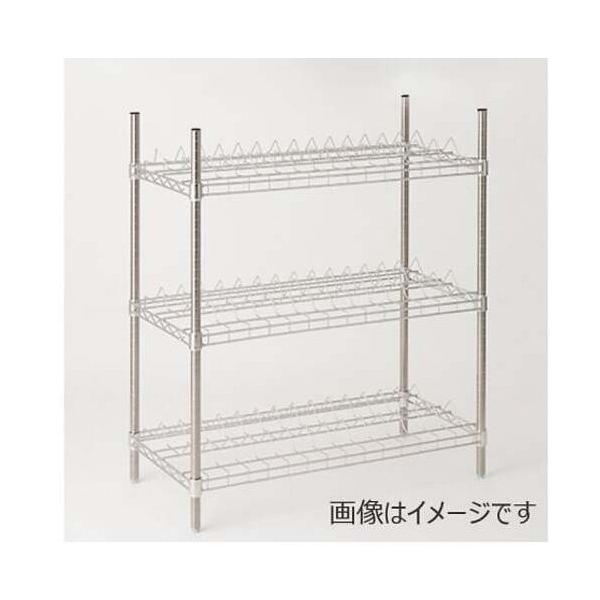 ■特徴 ●キャリアテープ保管の為の傾斜と形を持つ専用シェルフ。 ●リールサイズφ180mmとφ300mm用の2タイプ。 ●SUS304（18-8）ステンレスワイヤーシェルフ。 ●耐荷重43kg/棚1段。  ■仕様 ●材質：棚板／SUS304...