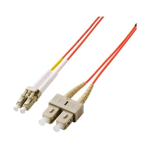 ■特徴 光で信号を伝送し、大容量のデータ伝送が可能な光ファイバーケーブルです。 短距離伝送が可能です。 外部からのノイズの影響がなく、安定した高速通信、長距離信号伝送が可能な光ファイバーケーブルです。(LC-SCコネクタ/2芯/マルチモード...