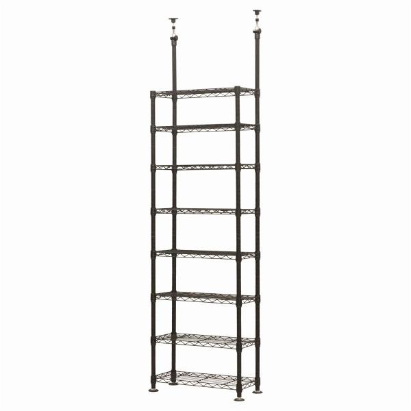 ●壁面を有効活用！ヴィンテージスタイルの大容量突っ張りラック。 ●シンプルなデザインで、コーディネートしやすいマットなブラック色がおしゃれなスチール製ラック。 ●奥行約30cmのスリムサイズなので、圧迫感がなく見せる収納に最適。 ●ヴィンテ...