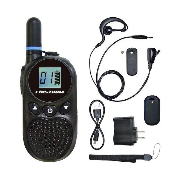 ■特徴 手のひらに収まる超小型サイズのトランシーバーです。 でも、性能は実用本位の本格派で、従来のトランシーバーのイメージが大きく変わります。 イヤホンマイクや充電ケーブルもセットになったオールインワン・モデルで、購入後すぐにご使用頂けます...