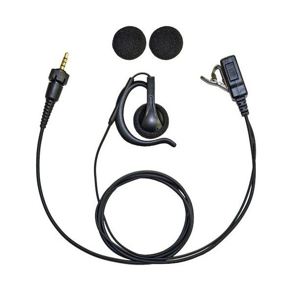 ■特長 高耐久、長寿命の業務仕様イヤホンマイクです。  新形状のスポンジ付き耳かけスピーカータイプで、聴き取りやすさと安定性がさらに向上 スポンジ付きのスピーカーは耳穴を塞がないので耳への負担が軽減され、疲れにくいのが特徴です。  スピーカ...