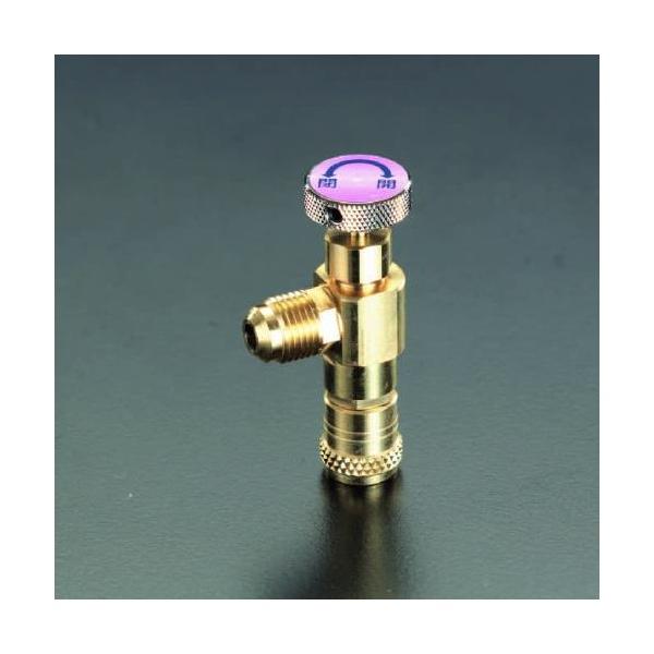 ●メーカー…ロテックス（ROTEX） ●型番…RP4301M ●全長…57〜62mm ●チャージホース先端に取付けて使用することにより冷媒の吹出しがなく安全に作業できます。 ●適用冷媒…R410A・R32 ●接続径…UNF1/2-20×UN...