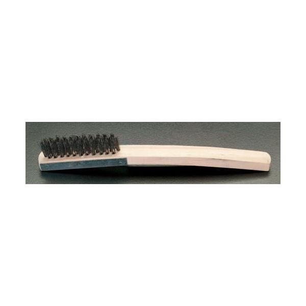 ●全長:275mm ●ブラシサイズ:15×90mm ●行数:3行 ●毛丈:20mm ●線径:0.3mm ●背部は金属板張り ●ブラシ材質:スチール(波線)   【サイズ】 15×90mm 【入数】 1 EA109BA20