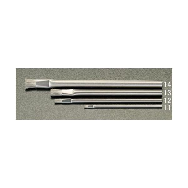●ブラシ材質:ステンレス ●ハンドル材質:ステンレス ●線径:0.076mm ●全長:152mm ●毛幅:9.5mm ●毛丈:12.7mm   【サイズ】 9.5mm 【入数】 1個 EA109AH14