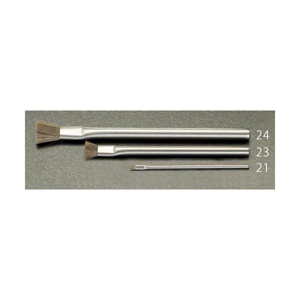 ●ブラシ材質:サンダーロン(銅硫化物の層と接合させたアクリル繊維) ●ハンドル材質:ステンレス ●線径:0.038mm ●全長:120mm ●毛幅:8.0mm ●毛丈:9.5mm ●コード品番:EA109AH-23   【サイズ】 8.0m...