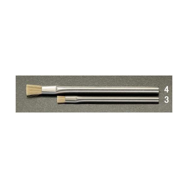 ●ブラシ材質:豚毛 ●ハンドル材質:ステンレス ●全長:120mm ●毛丈:9.5mm ●毛幅:8.0mm ●コード品番:EA109AL-3   【サイズ】 8.0mm 【入数】 1 EA109AL3