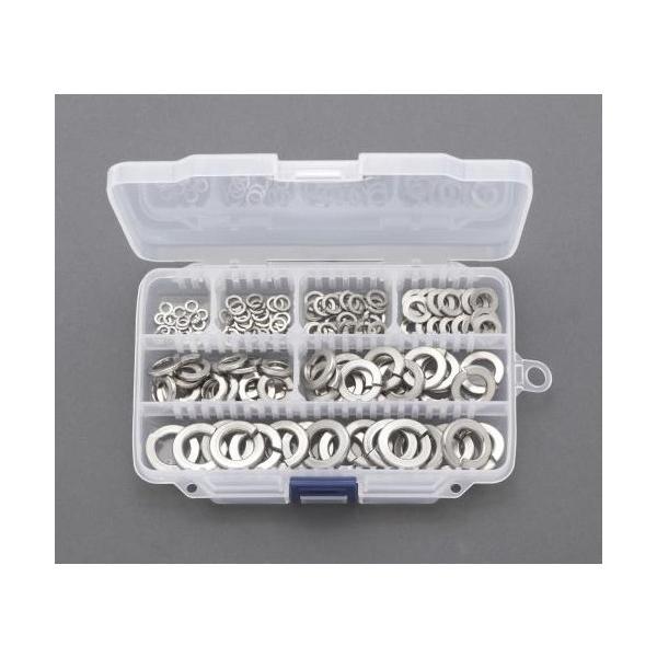 ●セット内容 呼(入数)/内径×外径×厚み(mm): M3(20)/3.1×5.9×0.7 M4(20)/4.1×7.6×1 M5(20)/5.1×9.2×1.3 M6(16)/6.1×12.2×1.5 M8(16)/8.2×15.4×2 ...