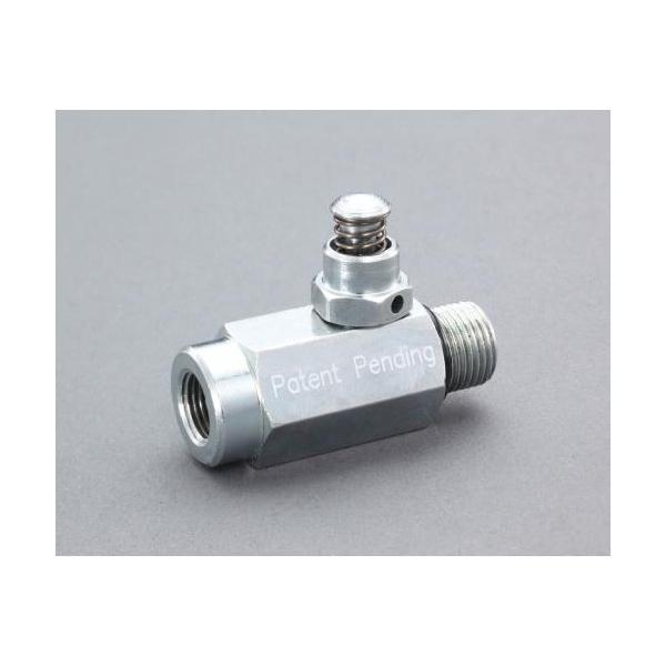 ●適合品番:EA166D、EA166HA、EA166SG-3B用 ●全長:43mm ●ねじサイズ:雄:M12×1.0、雌:Rc1/8” ●六角対辺:17mm ●重量:63g ●エアー抜きバルブ付 ●エアーグリースガンに発生しやすい、エアーポ...