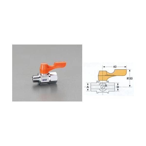 ●材質:真鍮 ●圧力:0.98MPa(10kgf/cm2)以下 ●温度:‐10/80℃(凍結箇所を除く) ●使用流体:空気・水・油 ●取付ねじ(A):R(PT)1/8” ●取付ねじ(D):Rc(PT)1/8” ●サイズ(R):直径6mm ●...