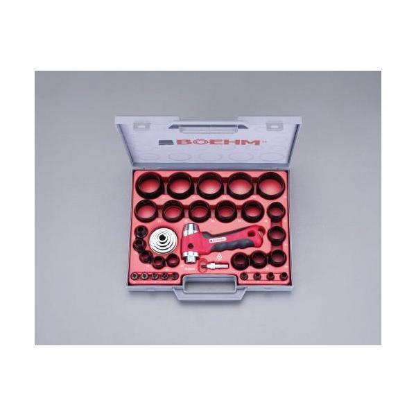 ●セット内容…ポンチ×29個、 衝撃吸収式打撃ハンドル(EA576F-510)×1個、 チャック(EA576F-511)×1個、 センターピン×1個 ●ハンドル(EA576F-510) ●チャック(EA576F-511) ●センターピン ●...