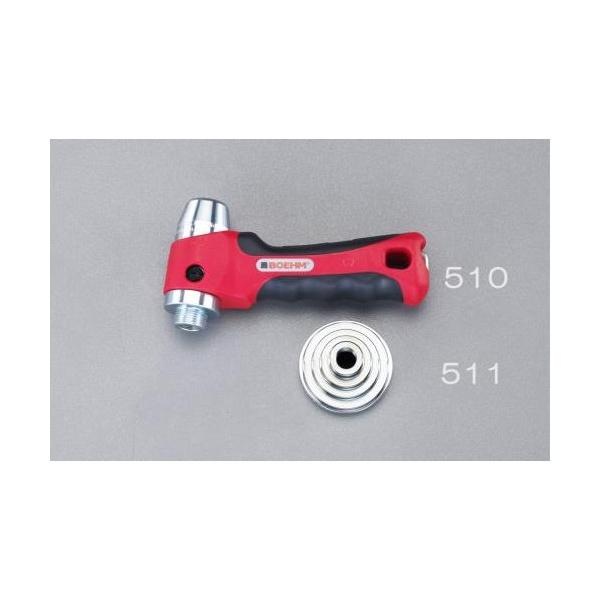 ●チャック範囲…2〜50mm ●チャックサイズ…φ57×32（H）mm ●重量…265g ●適合ハンドル…EA576F-510 ●適用ポンチ替刃…EA576F-102〜-150 ●必ずハンドルと専用チャックはセットでご使用ください。   【...