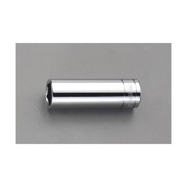 ●対辺:13mm ●全長:77mm ●差込角:1/2” ●寸法:D1:19mmD2:22mmT:22mm ●表面は美しいミラー仕上げ ●ボルトの貫通したナットや、奥まった所での作業に最適です。 ●ボルト・ナットを傷めにくい面接触タイプ。 ●...