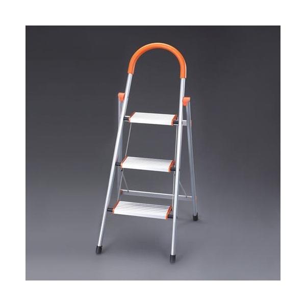 ●最大使用荷重…100kgf ●天板高さ…0.74m ●天板サイズ…238(W)×135(D)mm ●全高…1.14m ●段数…3 ●サイズ…展開時:490(W)×610(D)×1140(H)mm、 折畳時:490(W)×55(D)×121...