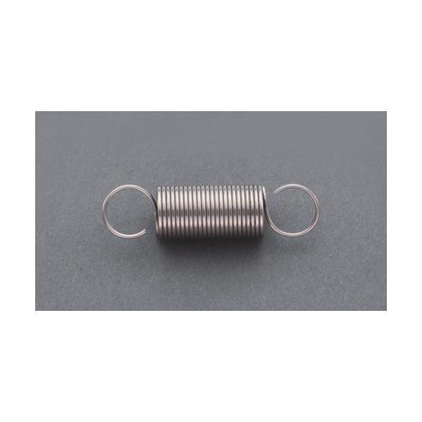 ●材質…SUS304 ●巻方向…右巻き ●許容荷重…3.38N ●許容荷重時長さ…31.3mm ●線径…φ0.4mm ●外径…φ4mm ●自由長さ…17.2mm ●ばね定数…0.188N/mm ●初張力…0.735N ●フック形状…逆丸フッ...