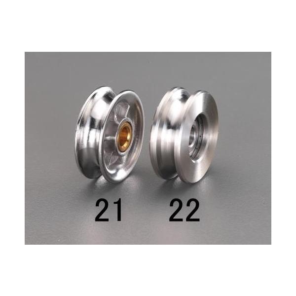 ●メーカー…スリーエッチ ●型番…V50-S ●車径（A）…50mm ●サイズ…B:18mm、C:16mm、D(穴径):10mm、G:12mm ●使用ロープ径…〜8mm ●材質…ステンレス ●滑車の交換用部品です。 ●高速回転には不向きです...