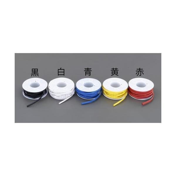 ●材質…ポリオレフィン ●110℃の加熱で50％収縮（直径）します。 ●全長…3m ●収縮前内径…φ16mm ●収縮後内径…φ8mm ●耐電圧…600V ●色…青 ●電子機器・家電・自動車内に使用されるケーブル接続部や端子の保護・絶縁に ●...