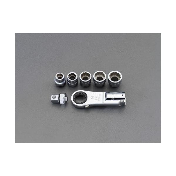 ●メーカー…京都機械工具（KTC） ●型番…TGX13MR147 ●ヘッド側面のレバー操作により、回転方向の切替ができるので締め、緩めにも使用可能。 ●歯数72枚で送り角度5°により、細かな送り操作が可能。 セット商品 ラチェットめがねヘッ...