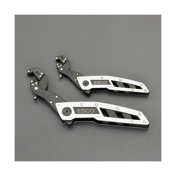 ●セット内容…2点 ●EA531PK-1…全長:約160mm 適合サイズ:1/4”〜7/16”(6〜11mm) 重量:約109g 折畳み時全長:110mm ●EA531PK-2…全長:約215mm 適合サイズ:1/2”〜3/4”(12〜19...