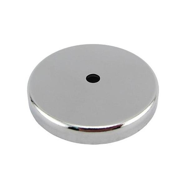 ●材質…セラミック磁石(ニッケルメッキ仕上げ) ●穴にフックを取り付けられます。 (6mm穴) ●スピーカーやスポットライトを吊るしたり、掛けたりすることができます。 ●耐荷重…29kgf ●サイズ(mm)…φ67×9.5 ●重量…160g...