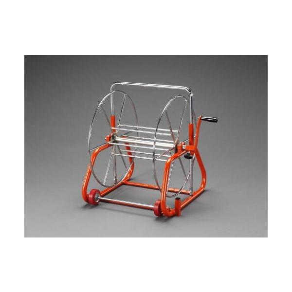 ●ロープ収納目安…φ12mm×250m・φ14mm×200m・φ16mm×150m ●重量…7.5kg ●ロープの収納、運搬に便利です。 ●ドラムの回転が滑らかで、スムーズなロープの引き出しが可能。 運搬に便利な車輪付 ●フレームの一部が伸...