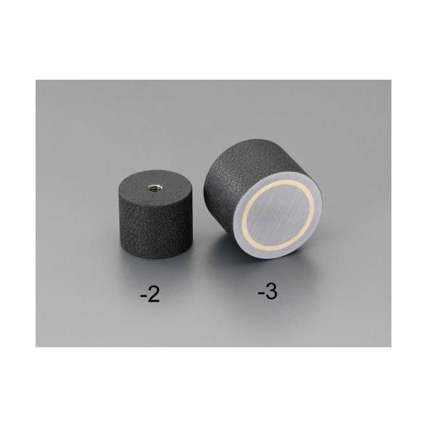 ●ネオジウム磁石 ●使用温度(上限)…80℃ ●黒塗装 ●吸着力…490N(50kgf) ●ねじサイズ…M8×1.25 ●サイズ…φ50×40mm ●ねじ深さ…12mm ●重量…600g   【入数】 1 EA781DA4