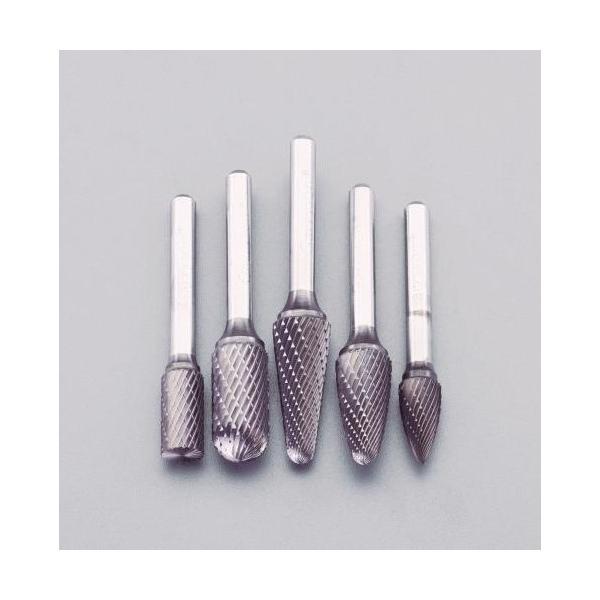 ●刃径×刃長×全長…10×19×65mm(2種)、12×25×70mm(2種)、12×30×75mm ●軸径…6.0mm ●材質…タングステンカーバイド   【入数】 1 EA819V101