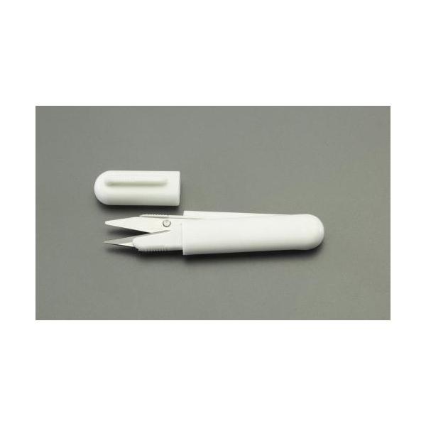 ●刃…ステンレス刃物鋼 ●★二段刃加工で切れ味・耐久性に優れています。 ●安全キャップ付で携帯に便利です。 ●クリップ付 ●全長…110mm ●刃長…24mm   【入数】 1 EA916HD21