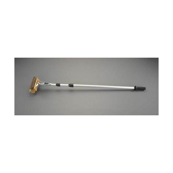 ●ハンドル材質…ポール:アルミ、グリップ:TPE ●スポンジとブラシがひとつにセットできます。 ●シャッターや外壁の清掃に ●中間ジョイントEA928C-21を使用すると角度を変えられます。 ●ヘッドサイズ…ブラシ:220×65×50mm、...