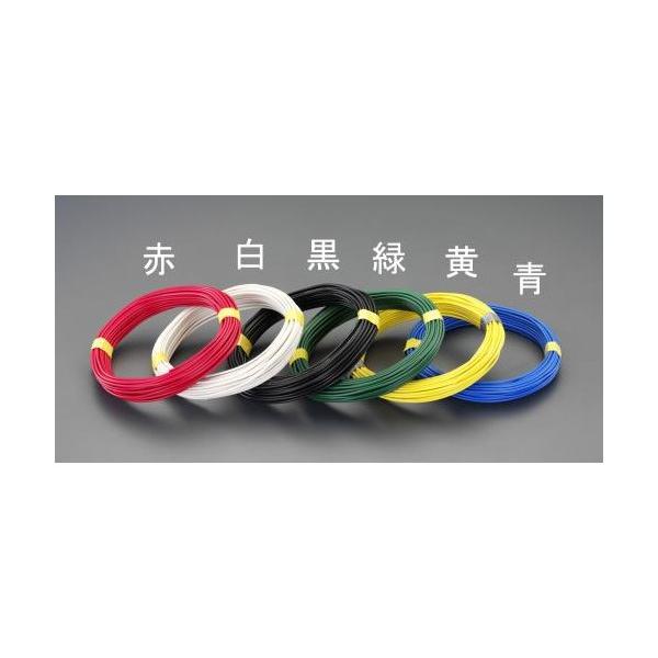 ●材質…素線:銅、被覆:ビニール ●定格温度…60℃ ●公称断面積…2.0mm2 ●長さ…100m ●色…青   【入数】 1 EA940AT66