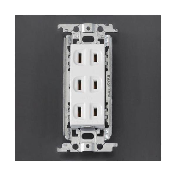 ●定格容量…15A・125V ●サイズ…50.1×110mm ●コンセント…2P×3個   【入数】 1 EA940CD462