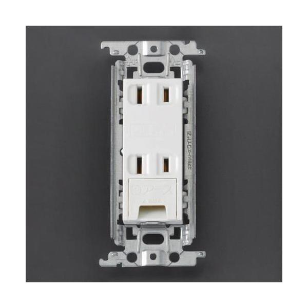 ●定格容量…15A・125V ●サイズ…50.1×110mm ●コンセント…2P×2個(アースターミナル付)   【入数】 1 EA940CD467