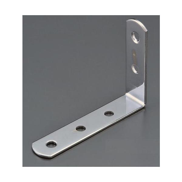 ●材質…スチール(クロムメッキ) ●幅…19mm ●厚み…2mm ●穴径…6.2mm ●長さ×長さ…139×64mm ●穴数…7 ●重量…約61.2g ●入数…1個 L字金具（フラット） L字プレート L字金物 L型金具  【入数】 1 E...