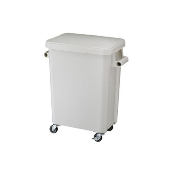 ●重量…3kg ●材質…本体・蓋:ポリプロピレン、キャスター:エラストマー ●キャスター付 ●排水栓付 ●★フタをハンドルに掛けて保持できます。 ●容量…45L ●サイズ…505(W)×305(D)×595(H)mm ●カラー…グレー   ...