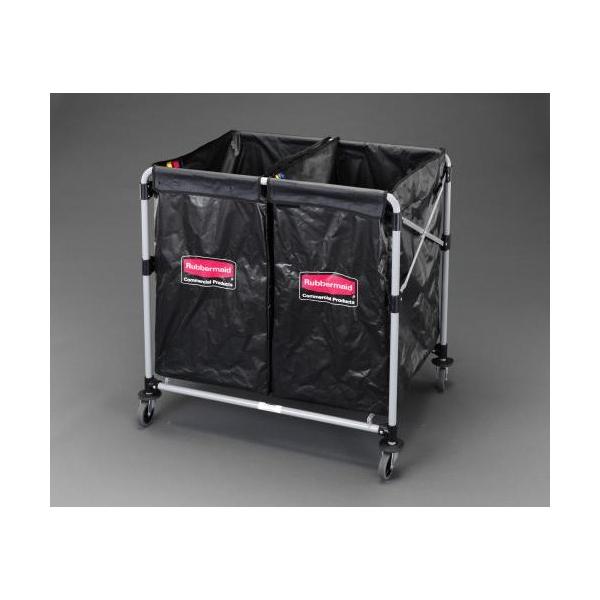 ●材質…フレーム:メタルフレーム、袋:ビニール(内部ポリエステル・PVCコーティング) ●キャスターサイズ…φ76mm(静音設計) ●折畳み幅…114mm ●可能積載重量…99.8kg ●カラー…黒 ●75％も折畳み可能で、使用後は簡単・効...