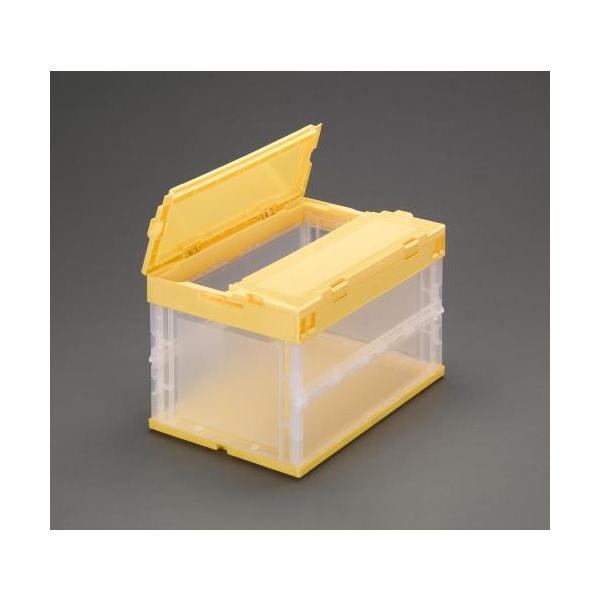 ●容量…49.8L ●サイズ…外寸:530×366×340(H)mm内寸:492×334×304(H)mm有効内寸:492×333×304(H)mm ●材質…ポリプロピレン ●色…透明/イエロー ●圧縮荷重…4.18kN(426kgf) ●...